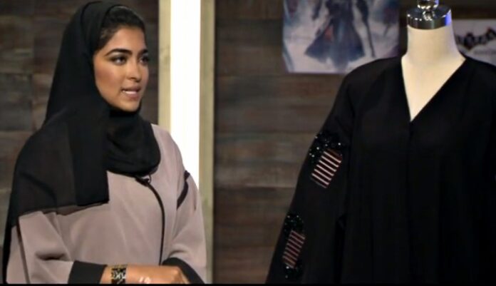 Dubai designer uses nano-tech to turn a traditional black abaya green ...