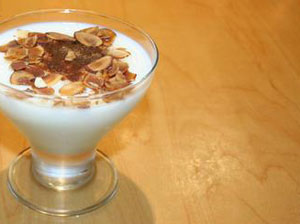 RECIPE: Silky White Malabi, Middle Eastern Milk Pudding | Green Prophet