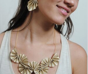 Folded Paper Jewelry That Makes Origami Look Chic - Green Prophet