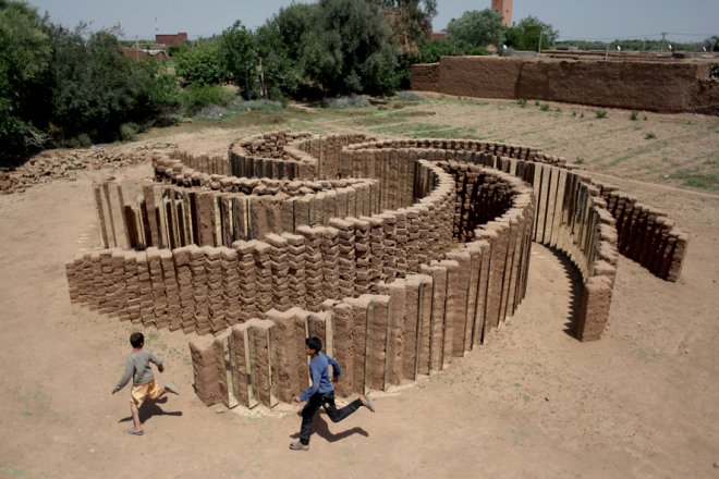 Mud and Mirrors Make Interactive Eco-Art in Morocco - Green Prophet