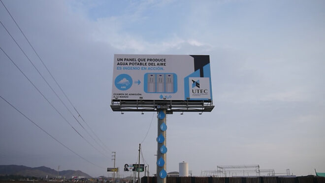 Billboard Extracts Clean Drinking Water from Air (Photos) - Green Prophet