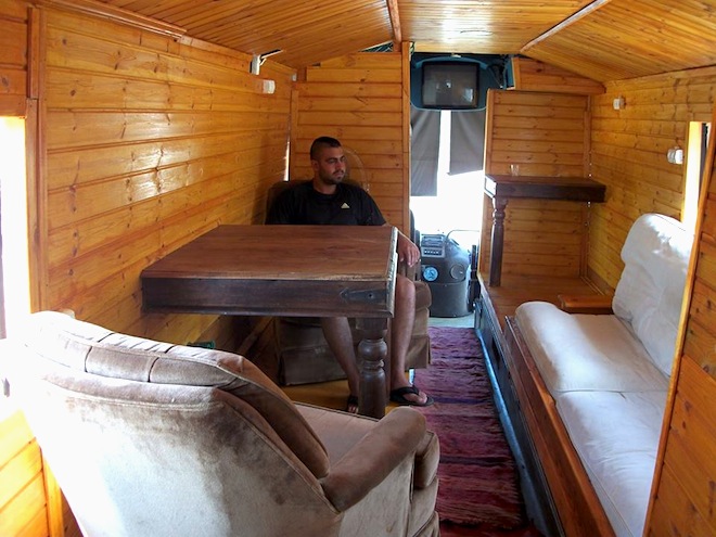 Old Bus Converts to Mediterranean Penthouse Suite on Wheels - Green Prophet