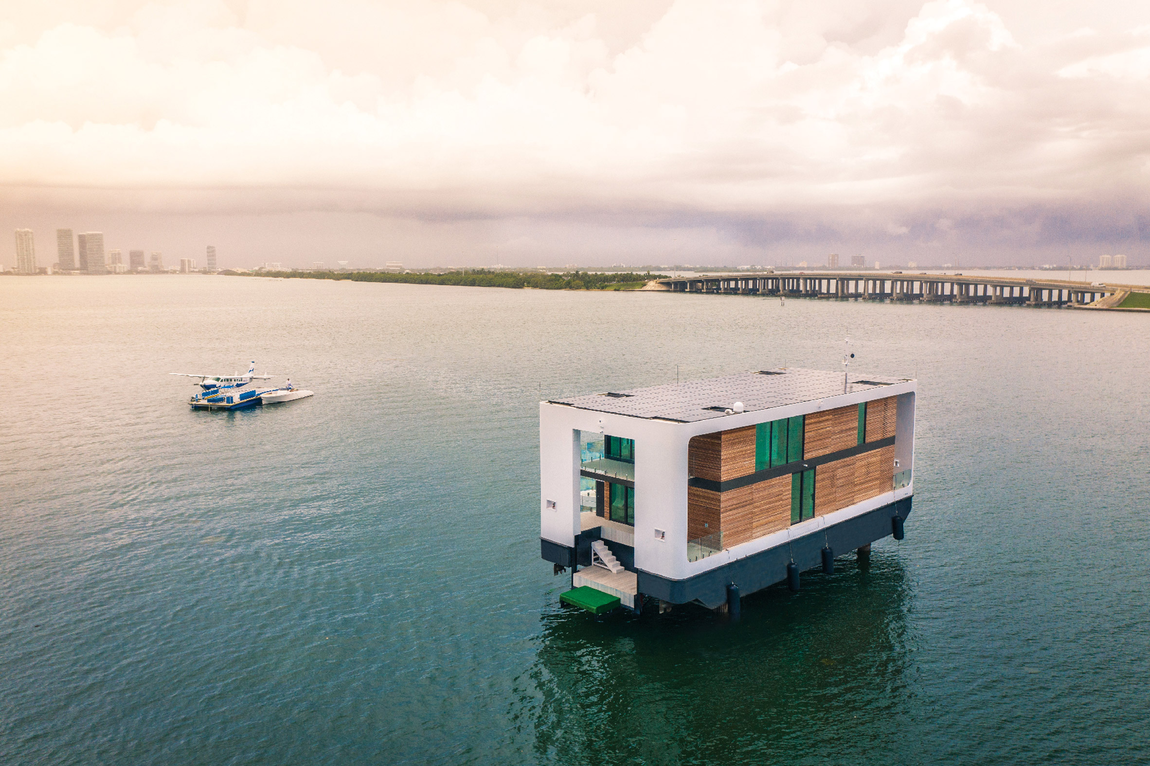 Solar powered yacht – sails and moors for off-grid escape - Waterstudio