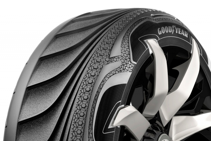 Thermo-piezoelectric tires by Goodyear produces energy for your ...
