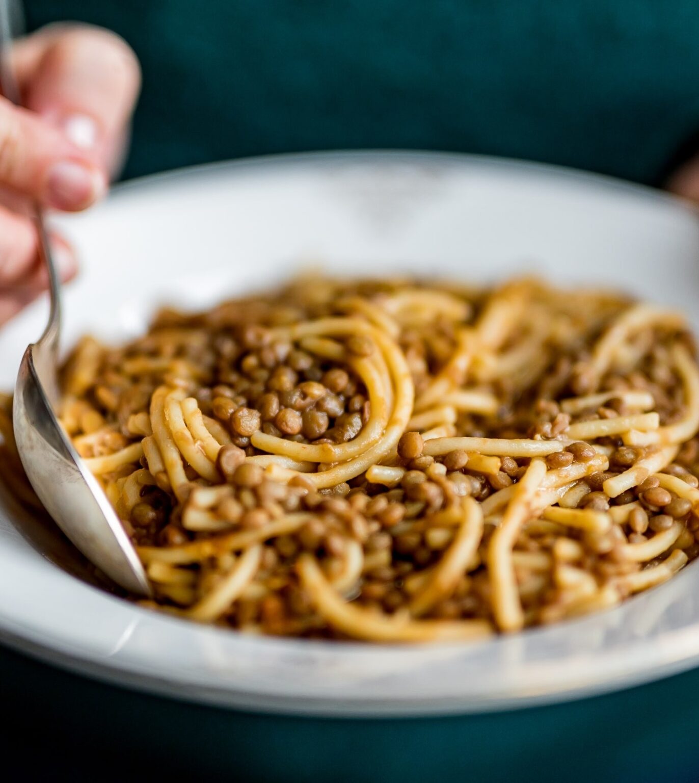 Noodles and lentils recipe - Green Prophet