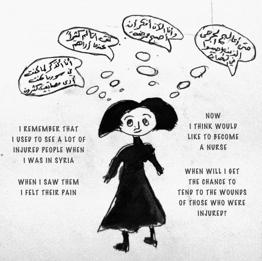 Syrian refugees share their graphic stories - Green Prophet