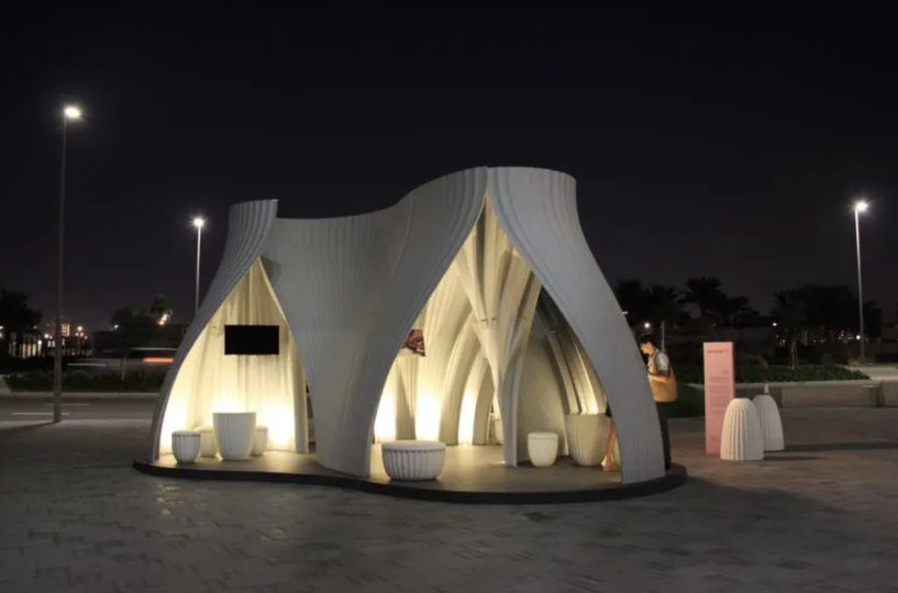 Nyxo's 3D printed office at Dubai Design Week - Green Prophet