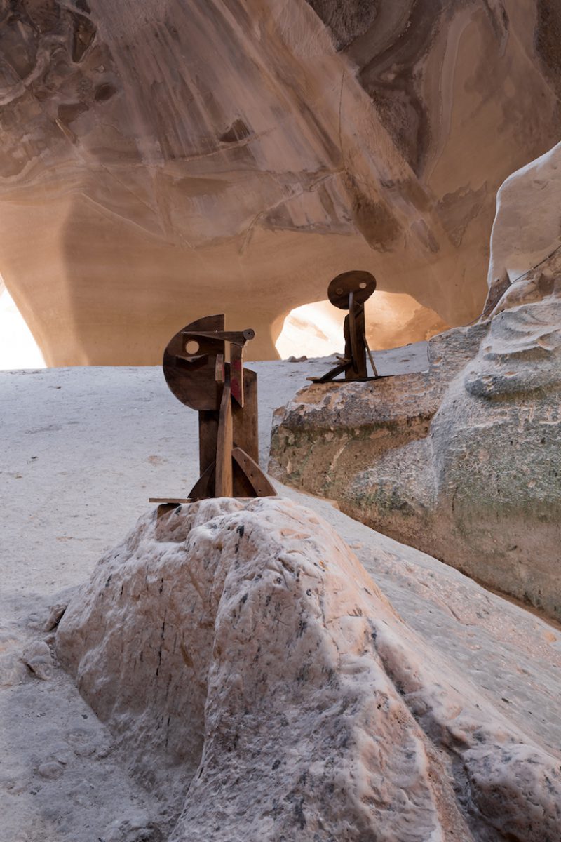 Ancient grotto projects Ivo Bisignano's human forms - Green Prophet