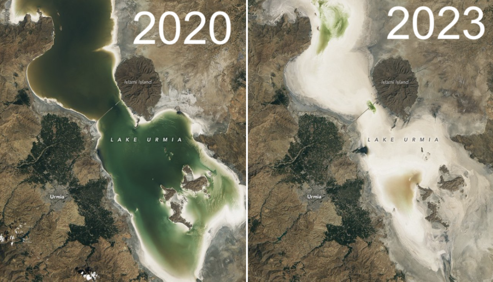 Flamingos left when this lake dried up - Green Prophet