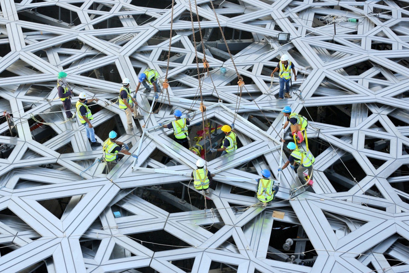 See 8 years of Louvre Abu Dhabi construction in 5 minutes! - Green Prophet