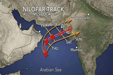Cyclone Nilofar is Oman's new meteorological nemesis - Green Prophet