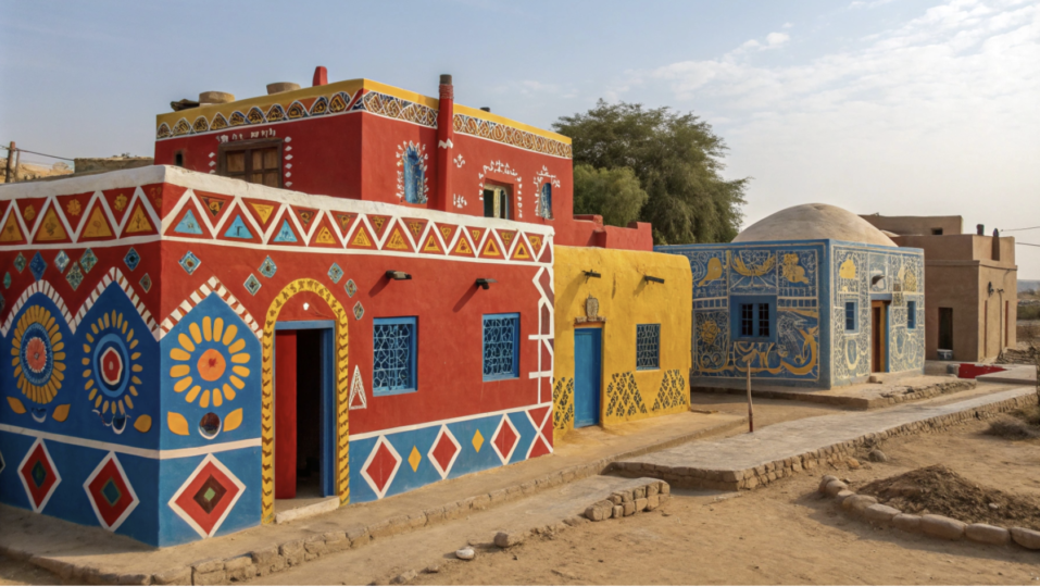Nubian mud architecture is ancient wisdom from Egyptian ancients alive ...