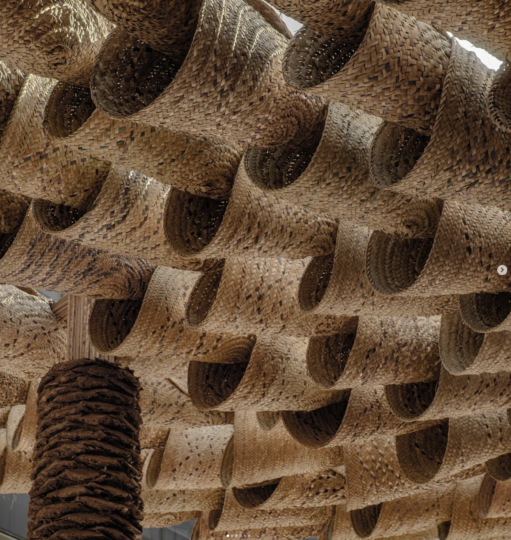 Palm Pavilion features local Emirati traditions - Green Prophet