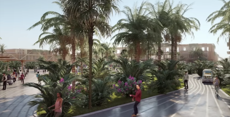 Oxagon is a floating port city on the Red Sea of Saudi Arabia - Green ...