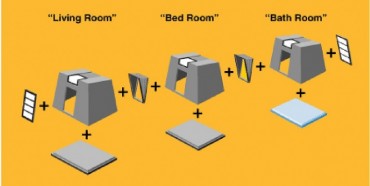Reusable, stackable emergency shelters for Syrian refugees in need ...