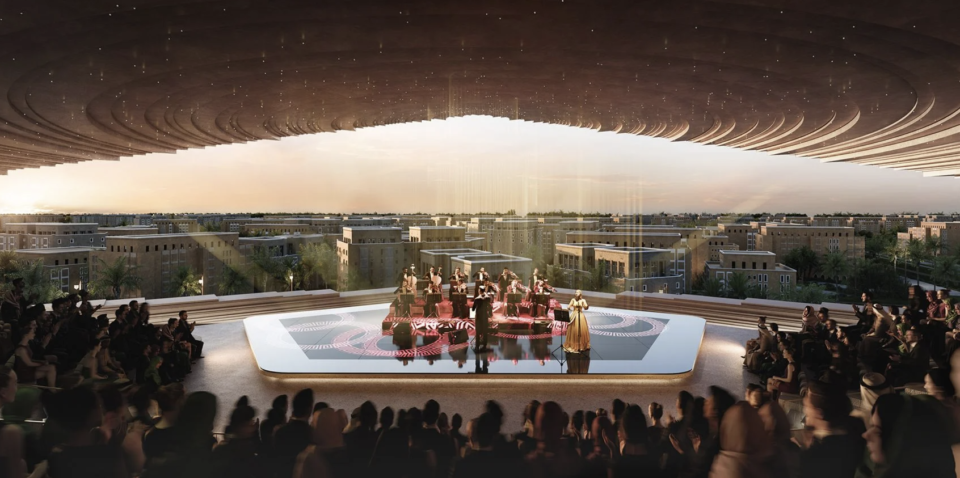 Opera house modelled after Saudi's earthen palaces - Green Prophet