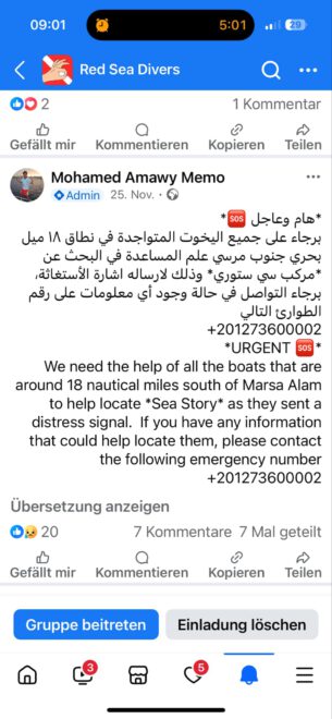 Rescue divers need a global rescue alert system, following failed Sea ...