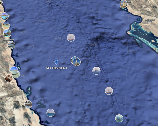 Sea Story boat rescue site located in the Red Sea - Green Prophet