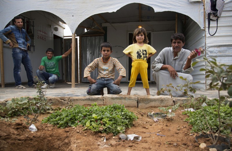 Secret gardens planted by Syrian refugees in Jordan - Green Prophet